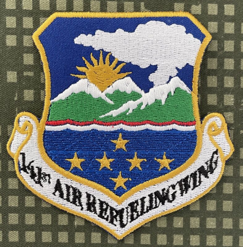 USAF 141st Air Refueling Wing Patch - Decal Patch - Co
