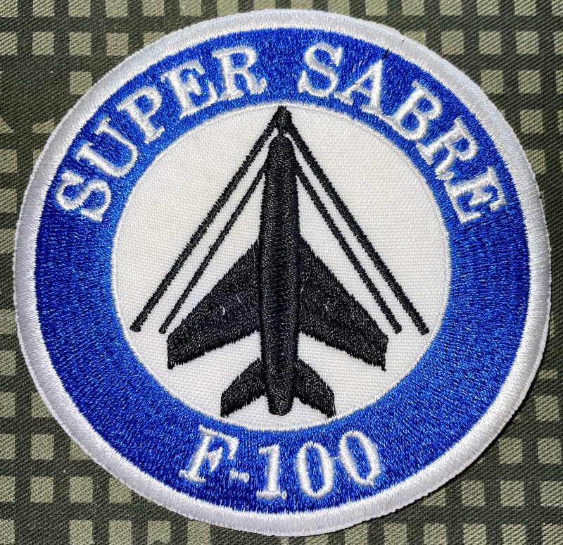 USAF Super Sabre F-100 Patch - Decal Patch - Co