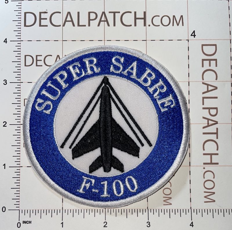 USAF Super Sabre F-100 Patch - Decal Patch - Co