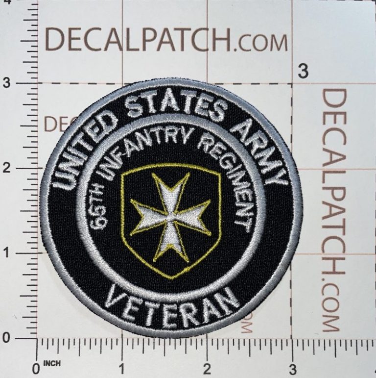 US Army Puerto Rico 65th RCT Regimental Combat Team Veteran Patch 3 ...