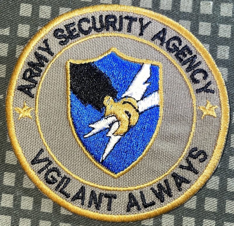 US Army ASA Army Security Agency "Vigilant Always" Patch 3" - Decal ...