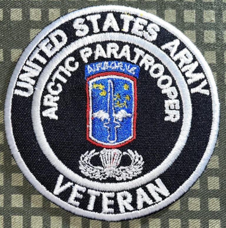 US Army 172nd Airborne Arctic Paratrooper Veteran Patch 3" - Decal ...