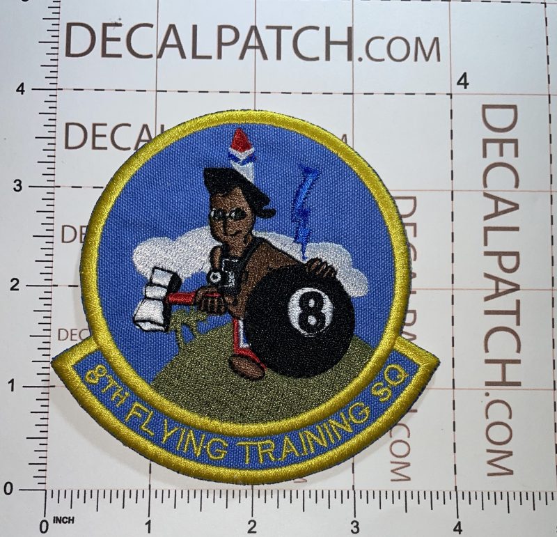 USAF 8th Flying Training Squadron Patch - Decal Patch - Co