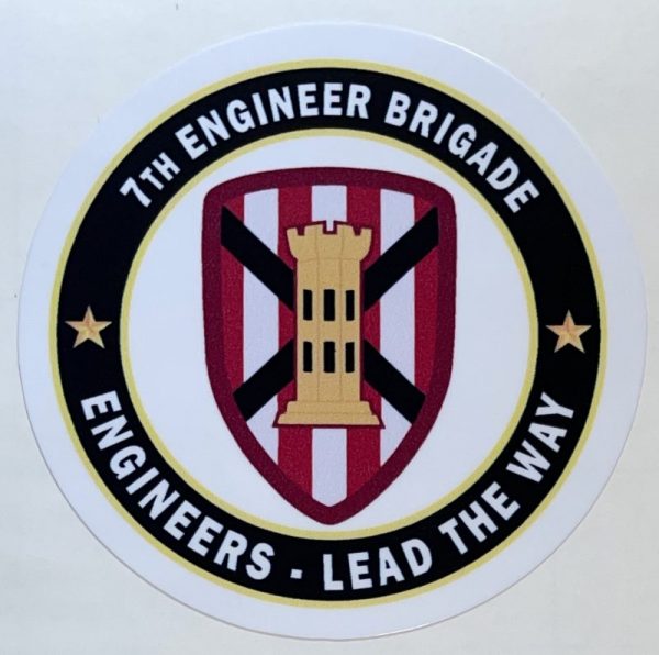 US Army 7th Engineer Brigade "Engineers Lead The Way" Sticker - Decal ...