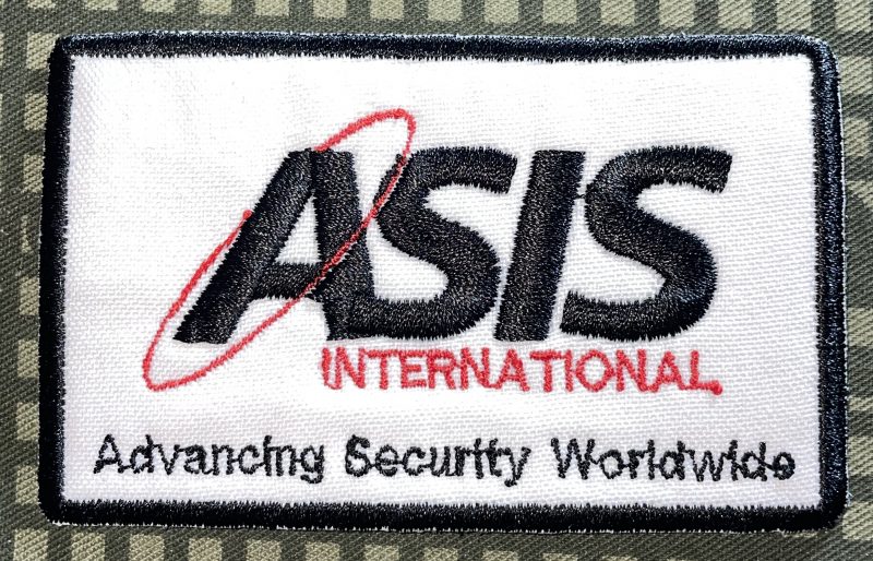 ASIS International Security Mercenary Soldier Patch - Decal Patch - Co