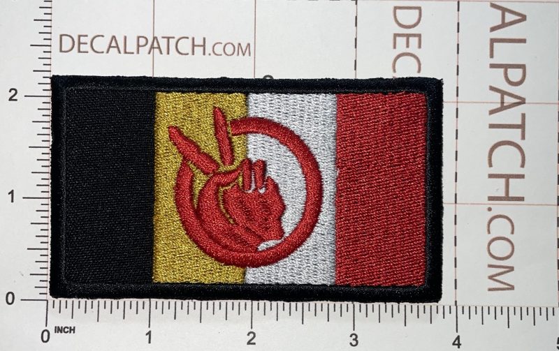 AIM American Indian Movement Flag Patch - Decal Patch - Co