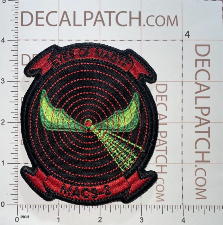 USMC MACS-2 Air Control Squadron "Eyes of MAGTF" Patch - Decal Patch - Co