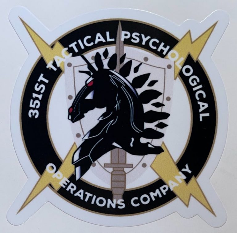 US Army 351st Tactical Psychological Operations Company Sticker - Decal Patch - Co
