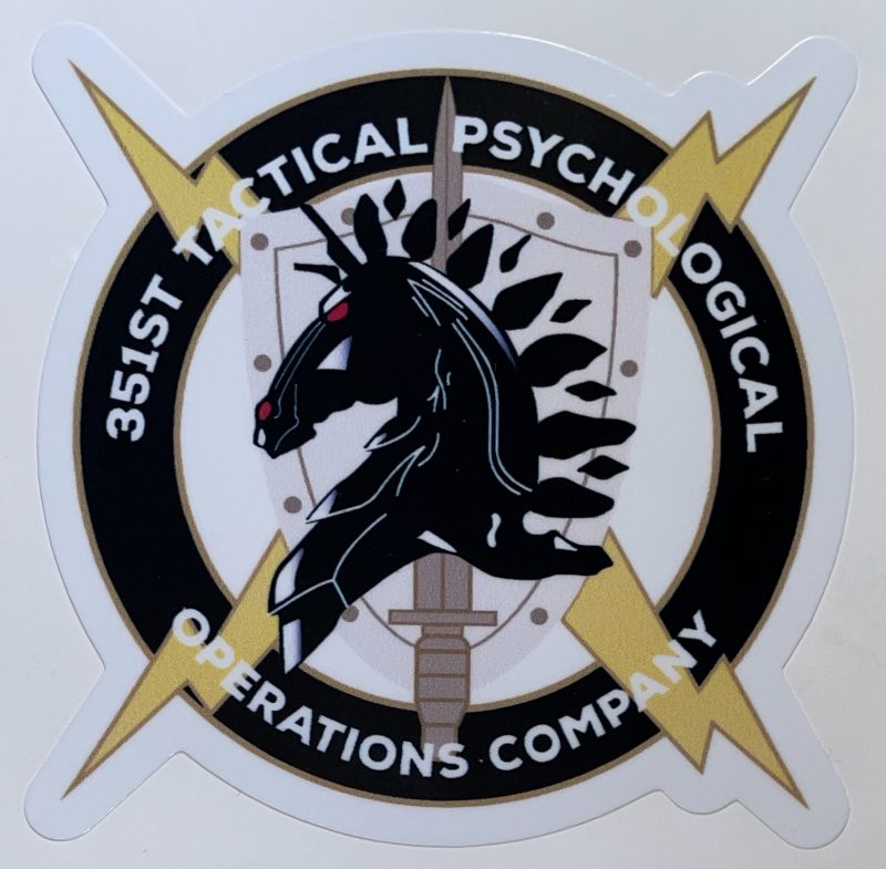 US Army 351st Tactical Psychological Operations Company Sticker - Decal Patch - Co