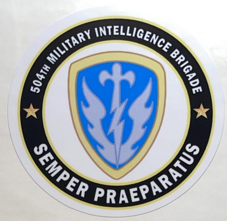 US Army 504th Military Intelligence Brigade "Semper Praeparatus ...
