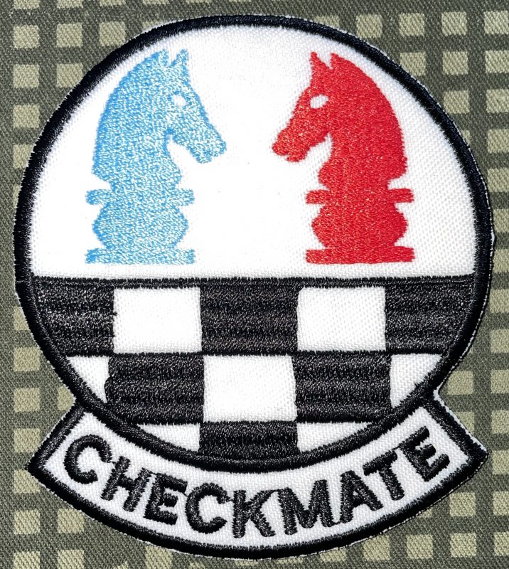 USAF Checkmate Division Headquarters Patch - Decal Patch - Co