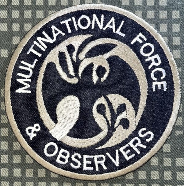 Multinational Force & Observers Patch Black - Decal Patch - Co Multinational Force & Observers Patch Black - Decal Patch - Co