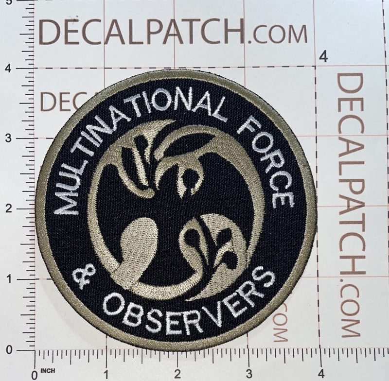 Multinational Force & Observers Patch Black - Decal Patch - Co