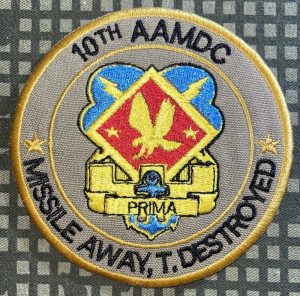 US Army 10th AAMDC "Missile Away, To Destroyed" Patch - Decal Patch - Co