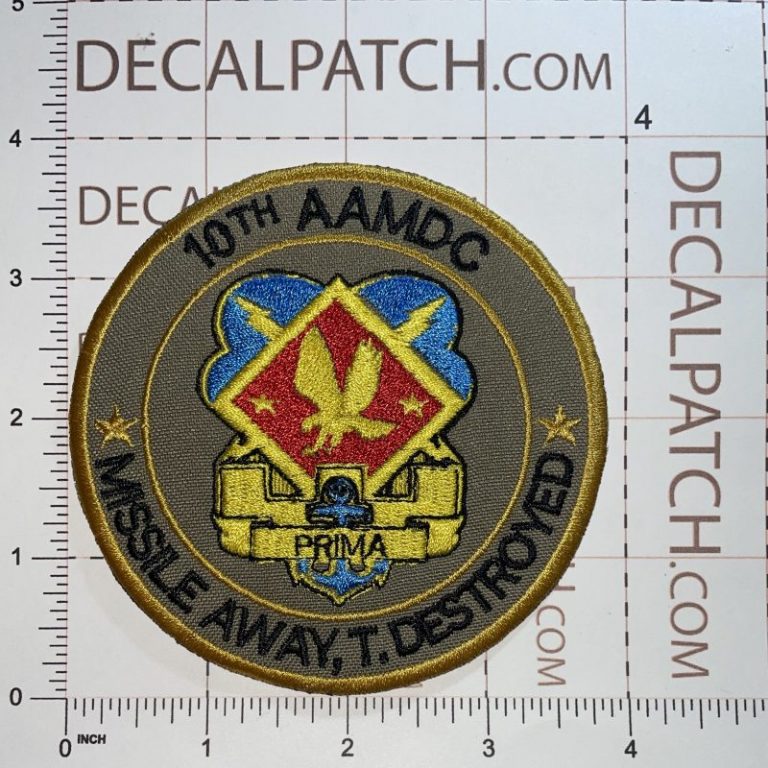 US Army 10th AAMDC "Missile Away, To Destroyed" Patch - Decal Patch - Co