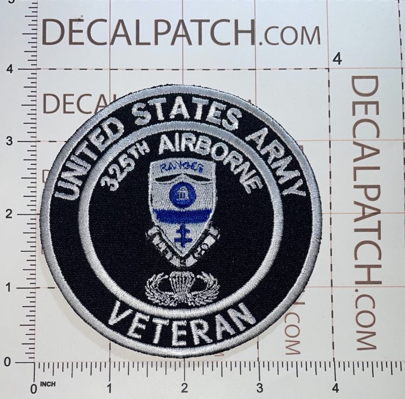 US Army 325th Airborne Veteran Patch - Decal Patch - Co