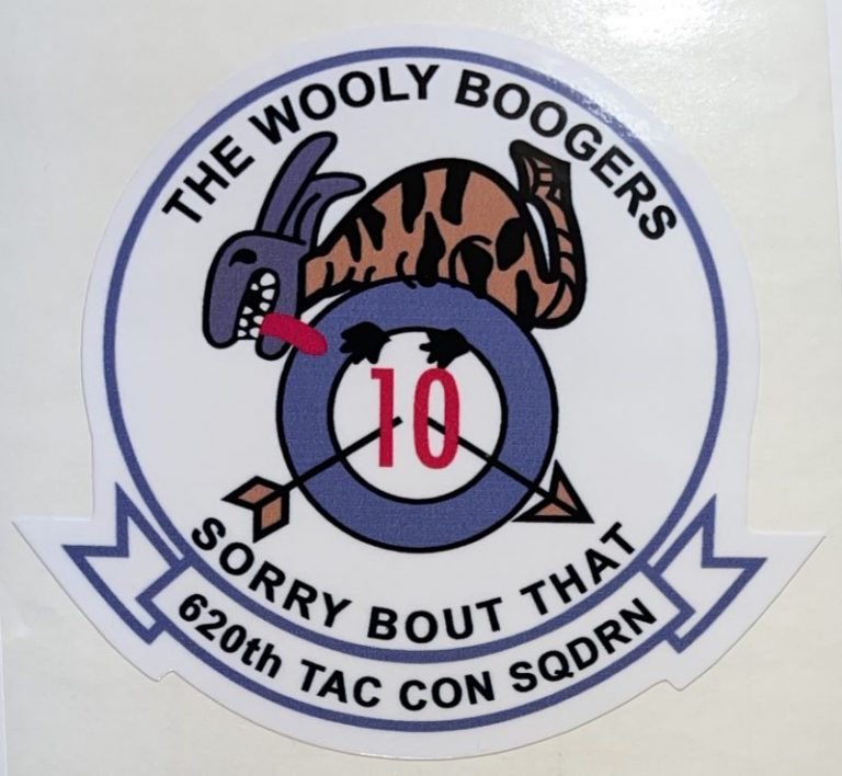 USAF 620th TAC CON SQ "The Wooly Boogers SORRY Bout That" Sticker ...