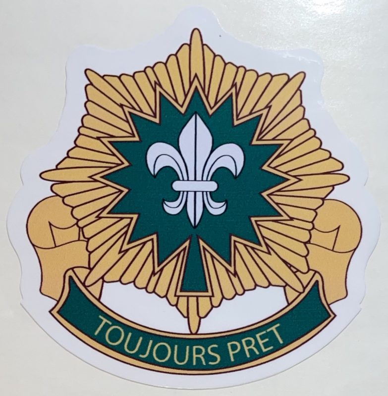 US Army 2nd Armored Cavalry Regiment "Toujours Pret" Sticker - Decal ...