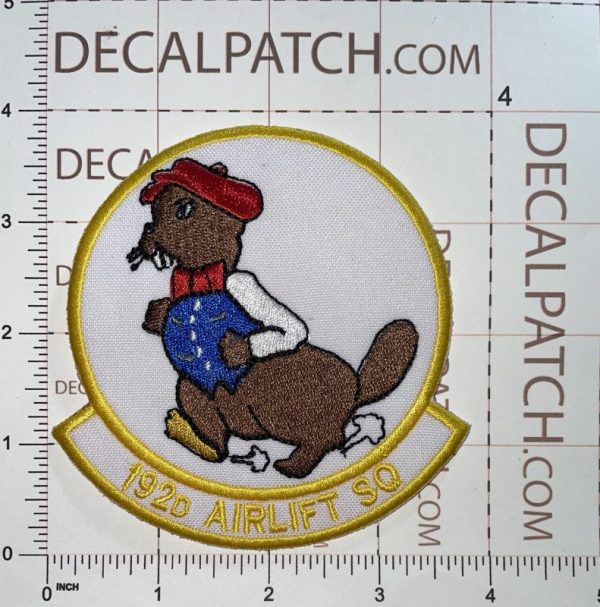 USAF 192D Airlift Squadron Patch - Decal Patch - Co