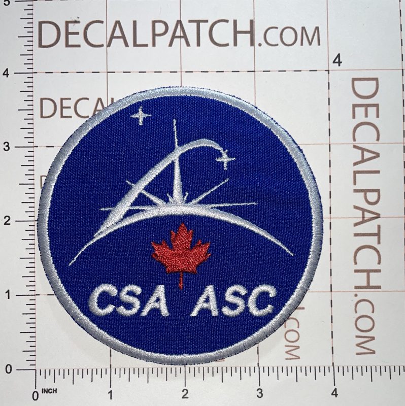 CSA ASC Canadian Space Agency Agence Spatiale Canadienne Patch - Decal ...