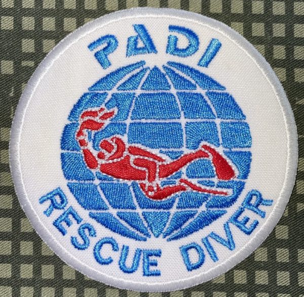 PADI Professional Association of Diving Instructors Rescue Diver Patch ...