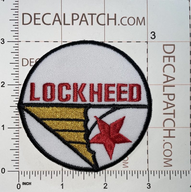 USAF Lockheed-Martin Logo Patch 3" - Decal Patch - Co