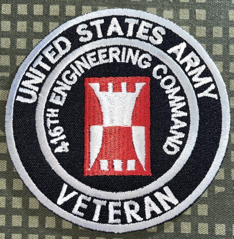 US Army 416th Engineer Command Veteran Patch - Decal Patch - Co