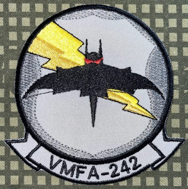 USMC VMFA-242 Marine Fighter Attack Squadron 242 Patch - Decal Patch - Co
