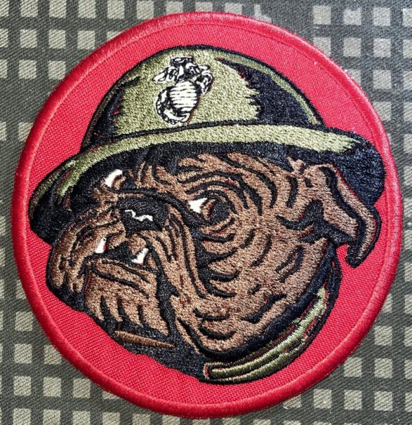 USMC Devil Dog Patch - Decal Patch - Co