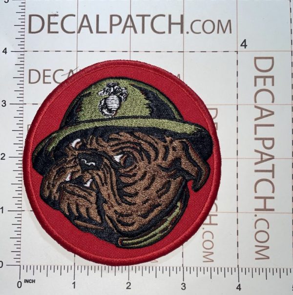 USMC Devil Dog Patch - Decal Patch - Co