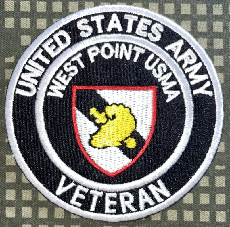 US Army West Point USMA Veteran Patch - Decal Patch - Co