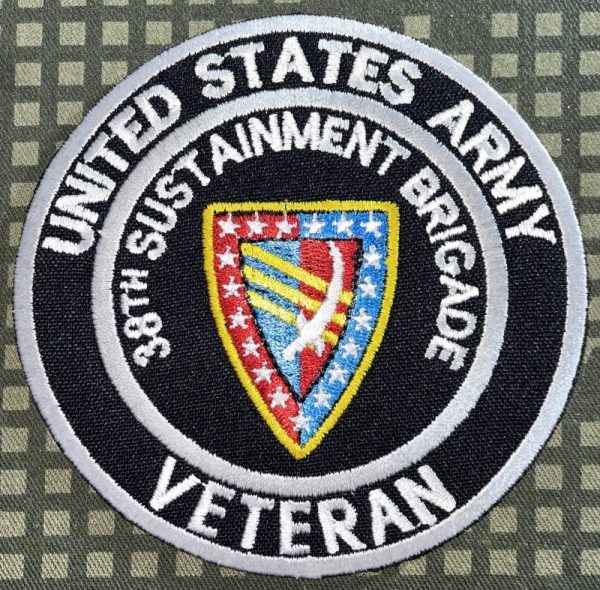 US Army 38th Sustainment Brigade Veteran Patch - Decal Patch - Co