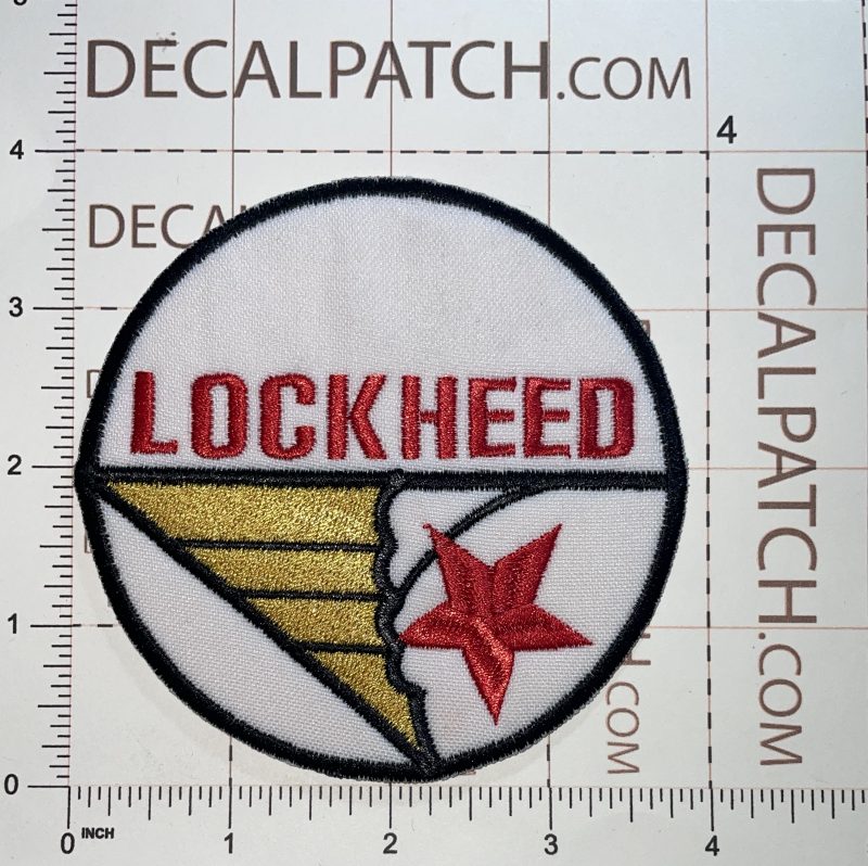 USAF Lockheed-Martin Logo Patch - Decal Patch - Co