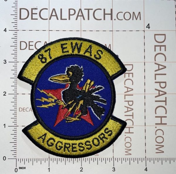 USAF 87th EWAS Electronic Warfare Aggressors Squadron Patch - Decal ...