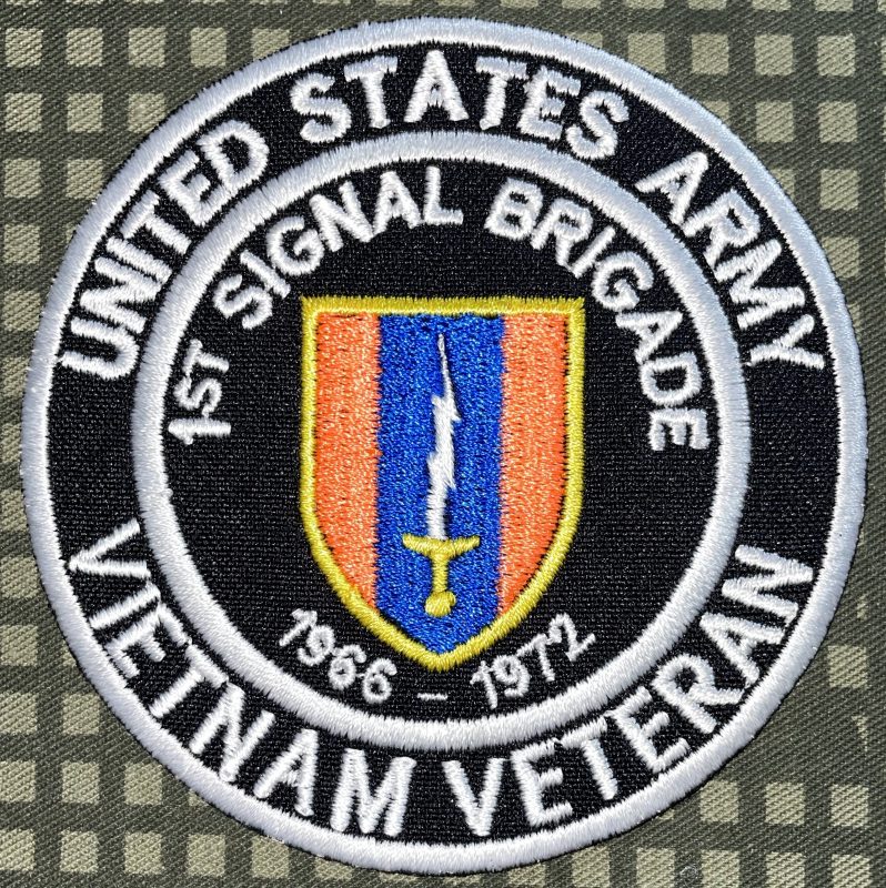 US Army 1st Signal Brigade 1966-1972 Vietnam Veteran Patch - Decal ...