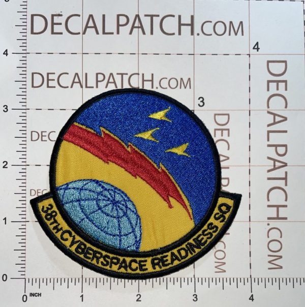 USAF 38th Cyberspace Readiness Squadron Patch - Decal Patch - Co