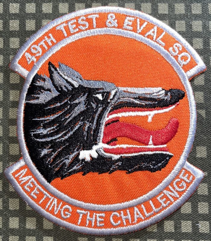 USAF 49th Test & Eval Squadron "Meeting The Challenge" Patch - Decal ...