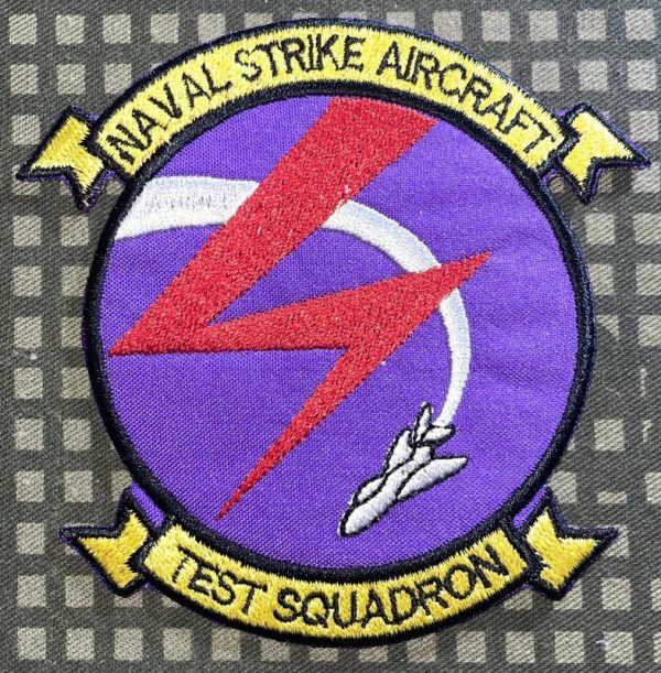 USN Naval Strike Aircraft Test Squadron Patch - Decal Patch - Co