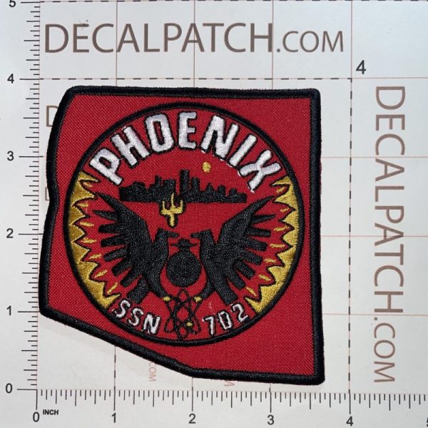 USN SSN-702 USS Phoenix Patch - Decal Patch - Co
