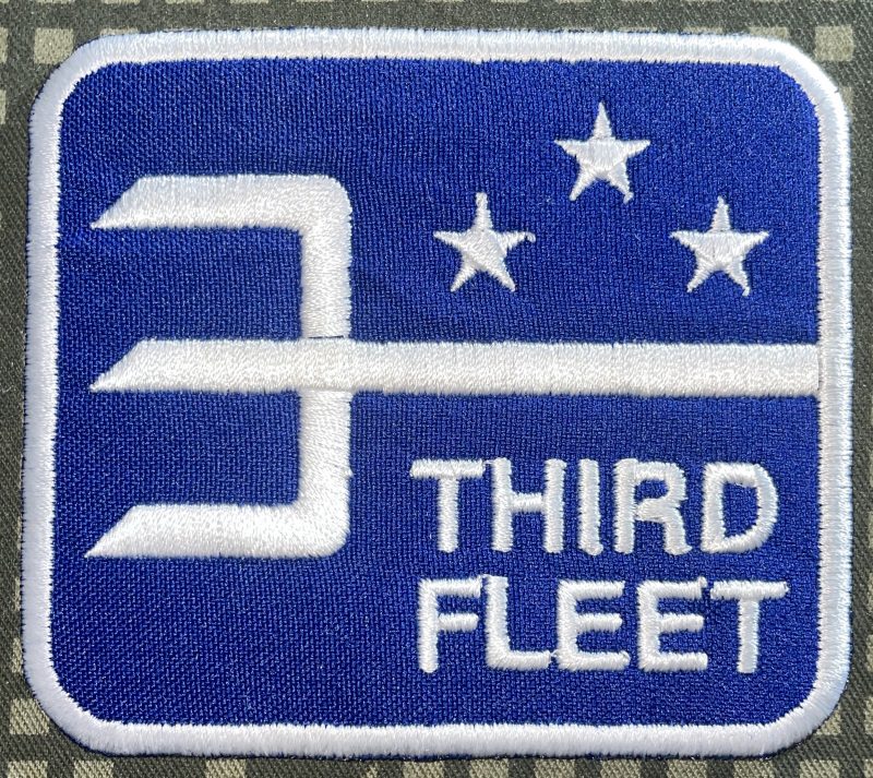 USN Third Fleet Patch - Decal Patch - Co