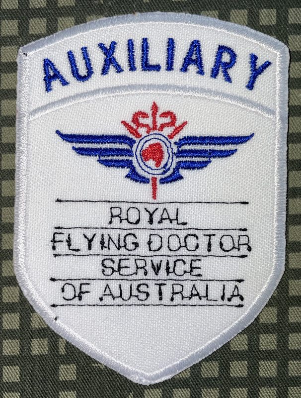 Red Auxiliary Royal Flying Doctor Service Of Australia Patch (Copy ...