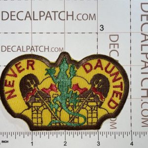 US Army 84th Engineer Battalion "Never Daunted" Patch - Decal Patch - Co