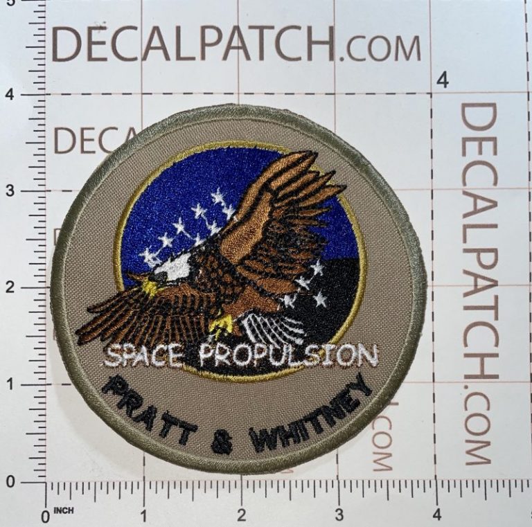 USAF Pratt & Whitney Space Propulsion Patch - Decal Patch - Co