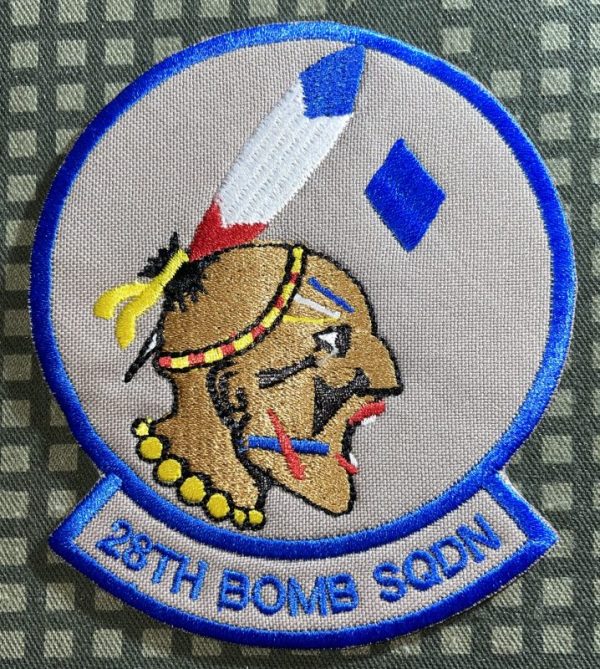 USAF 28th Bomb Squadron Patch - Decal Patch - Co