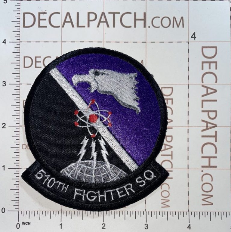 USAF 510th Fighter Squadron Patch - Decal Patch - Co