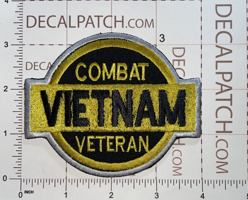 Combat Vietnam Veteran Patch - Decal Patch - Co