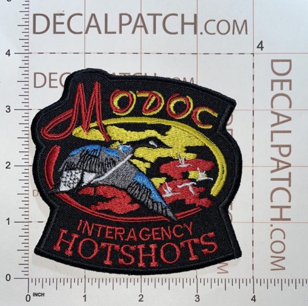 Modoc Hotshots California Forest Fire Dept Patch - Decal Patch - Co