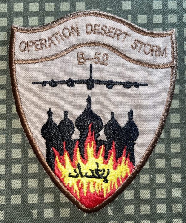 USAF Operation Desert Storm B-52 Stratofortress Patch - Decal Patch - Co