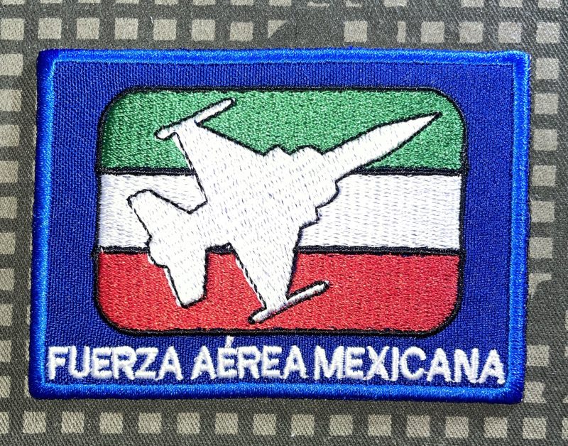 Fuerza Aerea Mexicana Patch - Decal Patch - Co