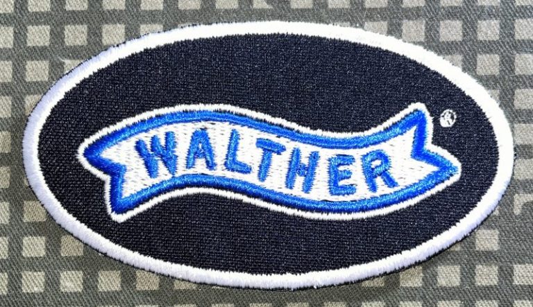 Walther Firearms Logo Patch - Decal Patch - Co